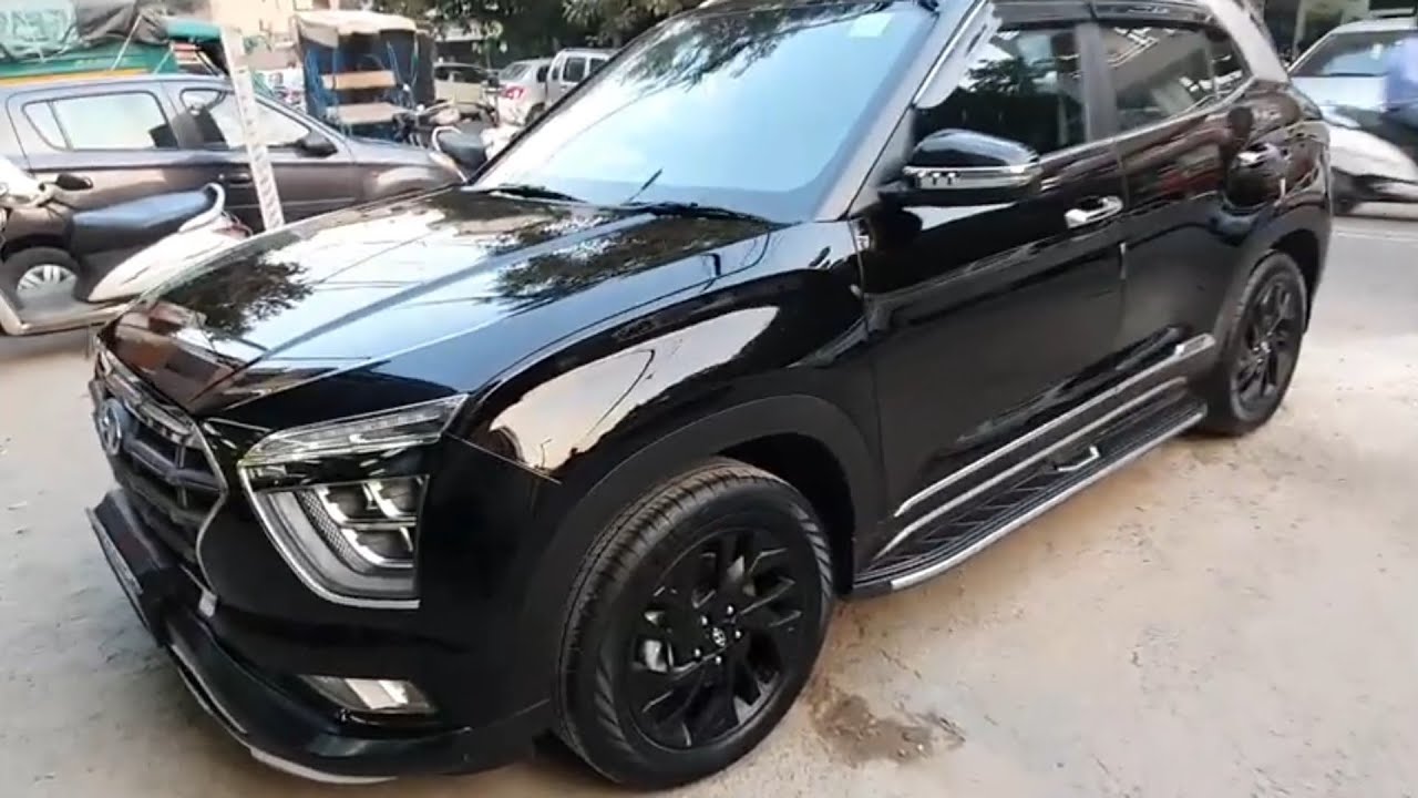 Creta 2020 Modified Satin Black Alloys - YouTube