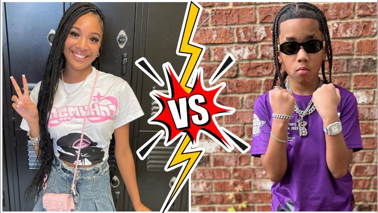 Kd Da Kid (The Lit Family) VS Miya Nevaeh | Lifestyle | Comparison ...