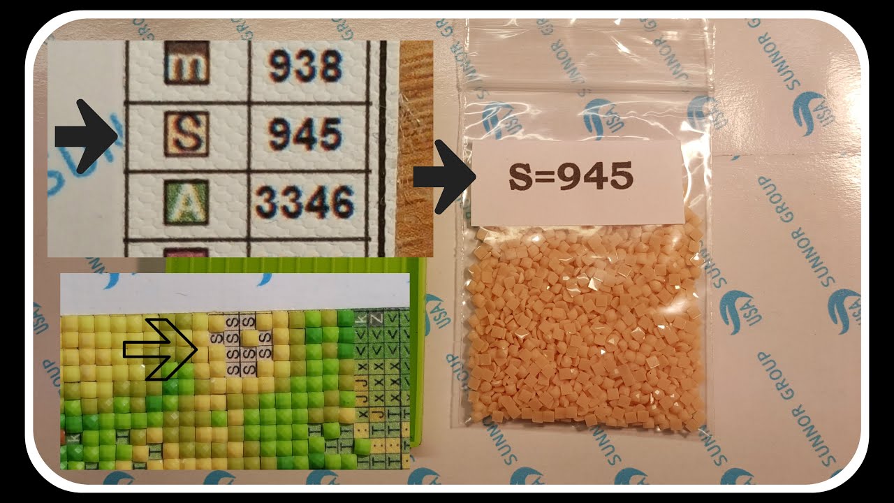 How to Create Diamond Painting Picture Symbol S=945 part#1 - YouTube