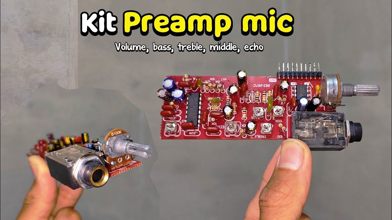 Cara memasang kit Pream Mic pada power ampli - YouTube