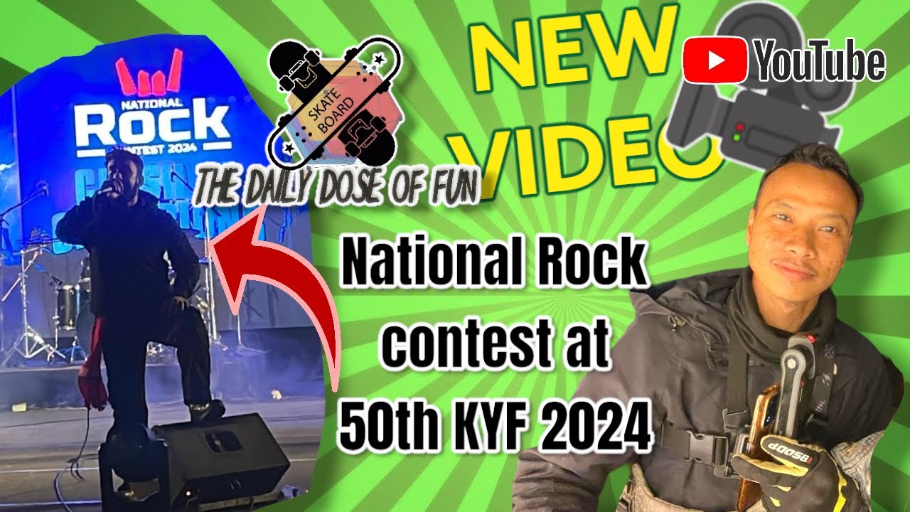 National Rock contest at 50th kyf2024🔥metal band.Part-2 # ...