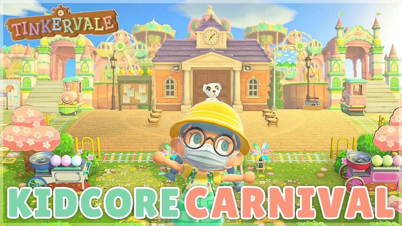 Kidcore Carnival Speed Build // ANIMAL CROSSING NEW HORIZONS - YouTube