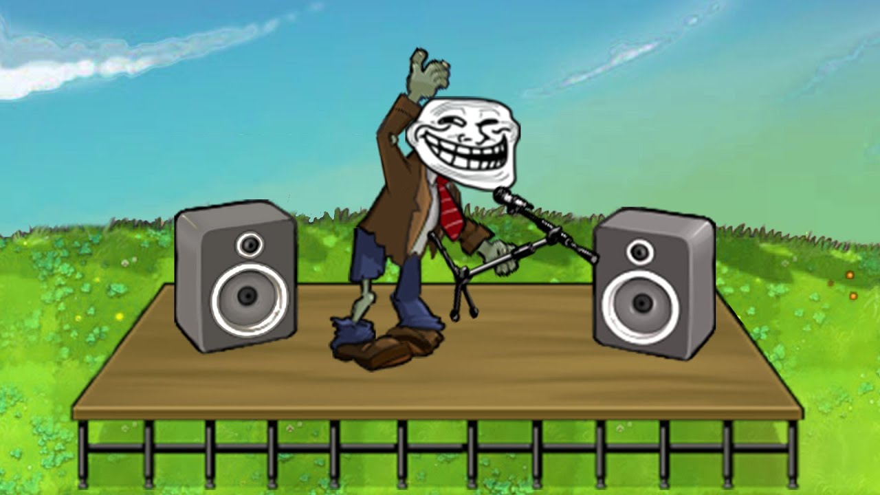 Zombis trollface | PvZ | Zombie On Your Lawn - YouTube