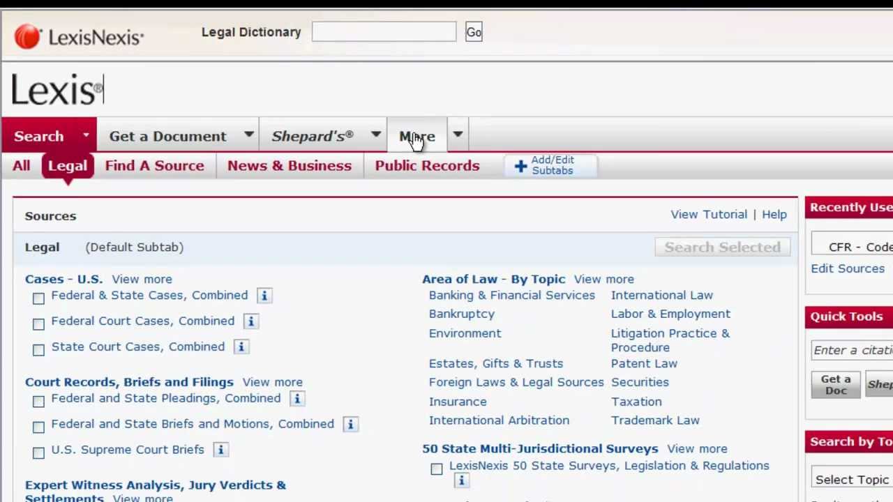 Introduction to Lexis - YouTube
