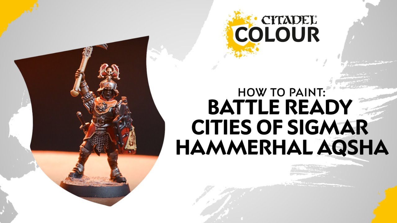 How to Paint: Battle Ready Cities of Sigmar - Hammerhal Aqsha - YouTube