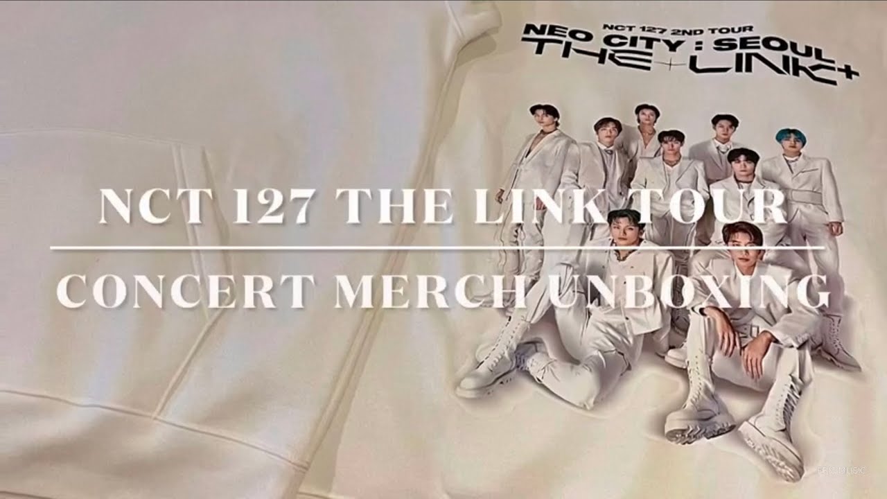NCT 127 The Link Concert Merch Unboxing - YouTube