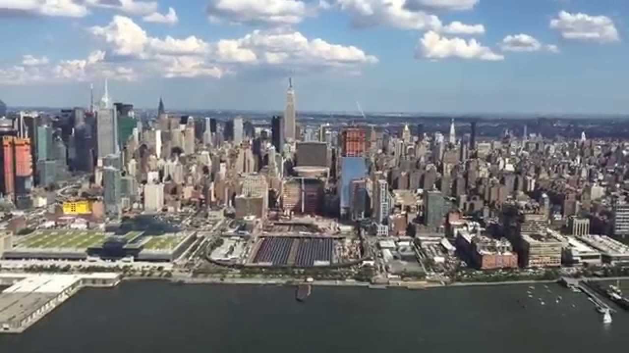 New York Manhattan view form the Helicopter - YouTube