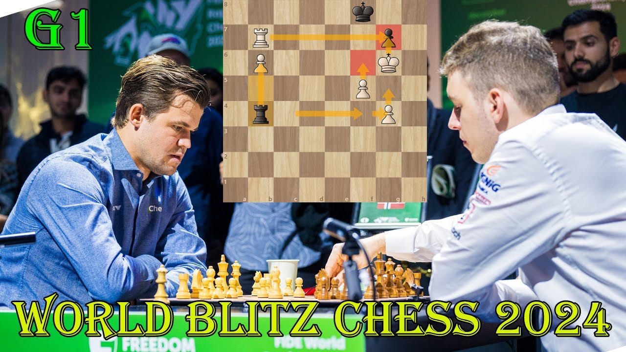 ROOK ENDING!! Magnus Carlsen vs Jan-Krzysztof Duda || World Blitz Chess ...