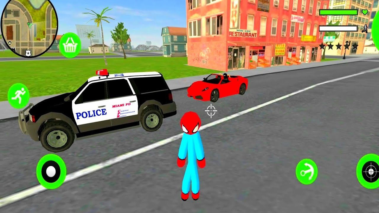 Police Stickman Simulator #4 - Spider Policeman Officer 3D - Android ...