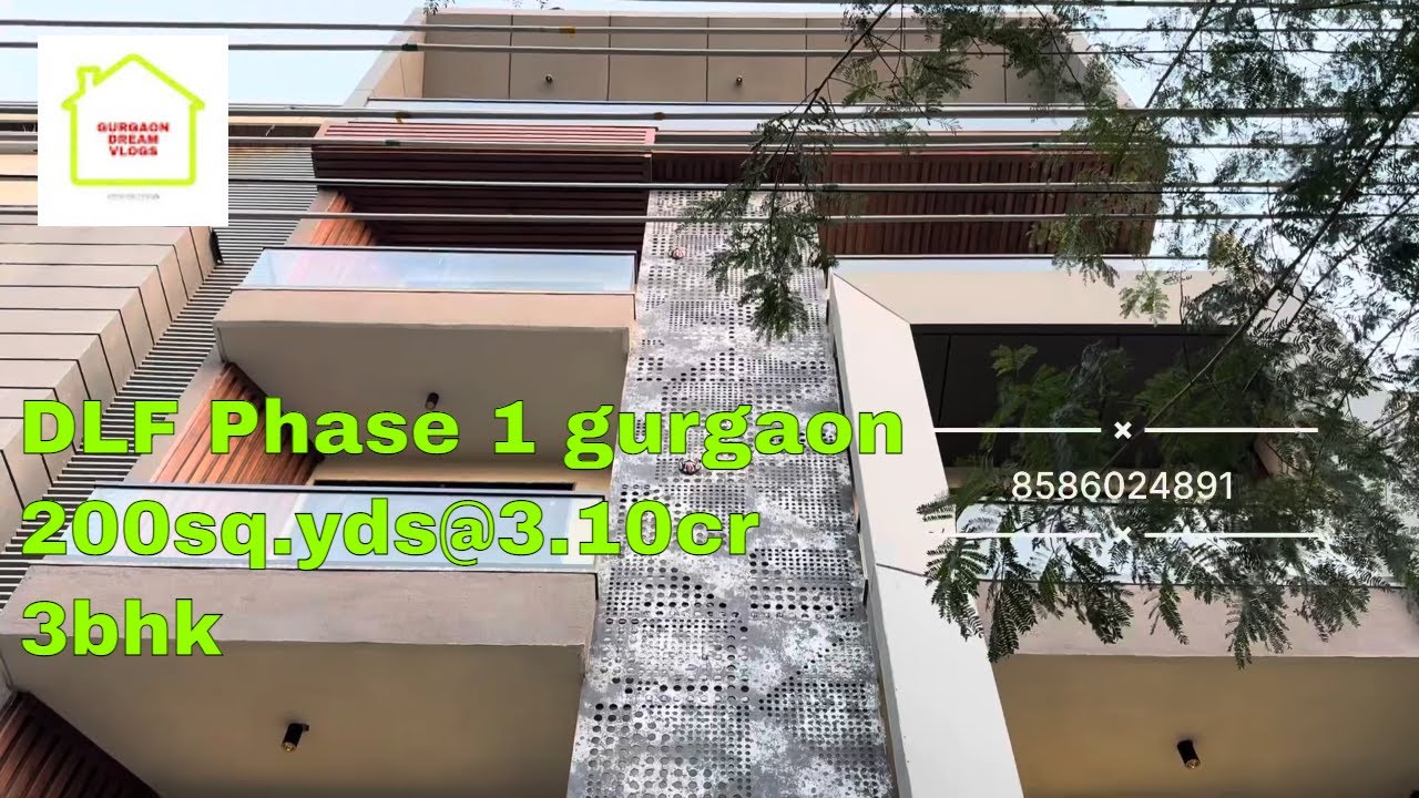 DLF phase 1 G block Gurgaon || 200sq.yds || 3bhk || Gurgaon dream vlogs ...
