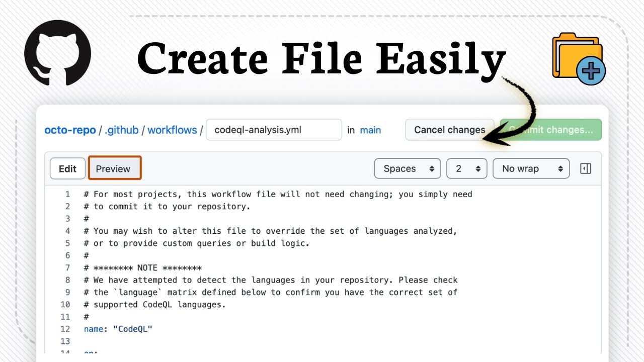 How to create a file in GitHub (Easy File Setup) - YouTube