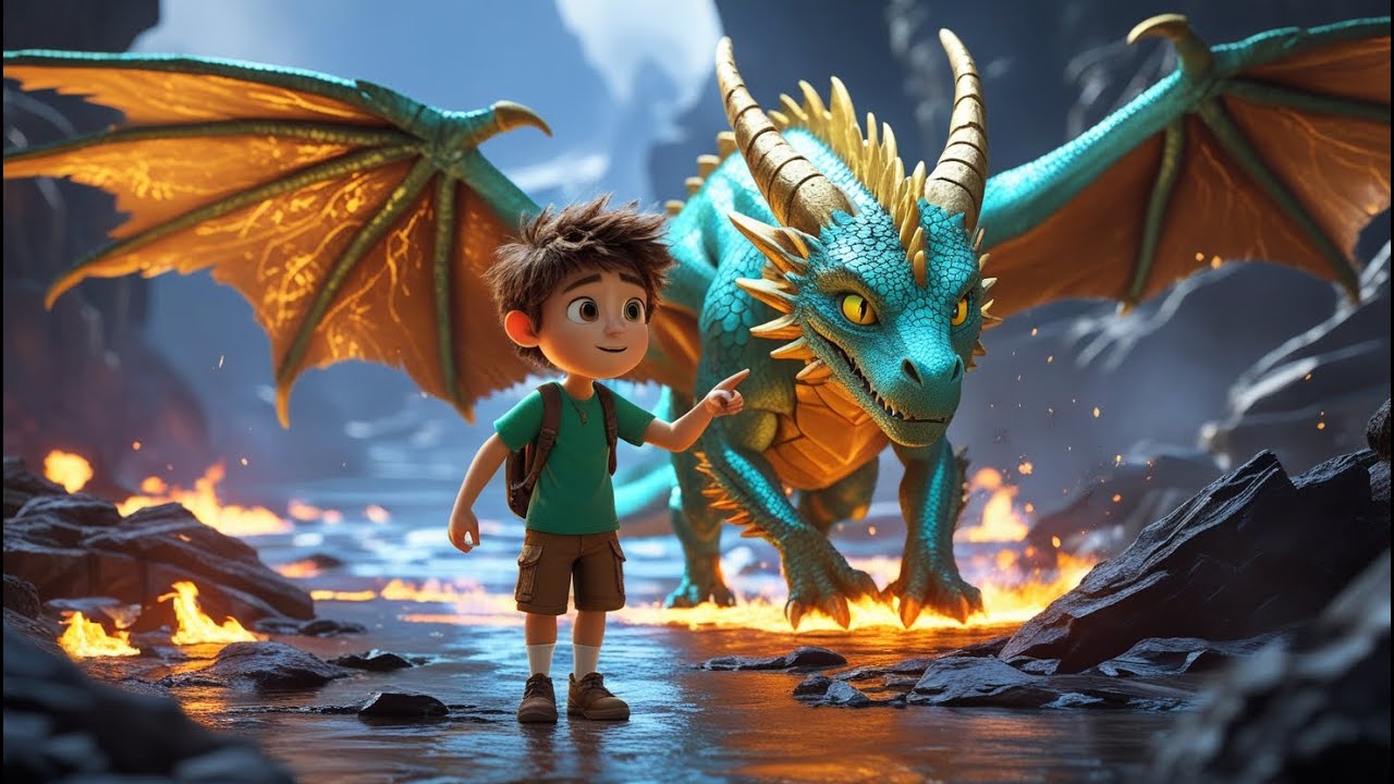 The Lost Spark dragon cartoon in english - YouTube