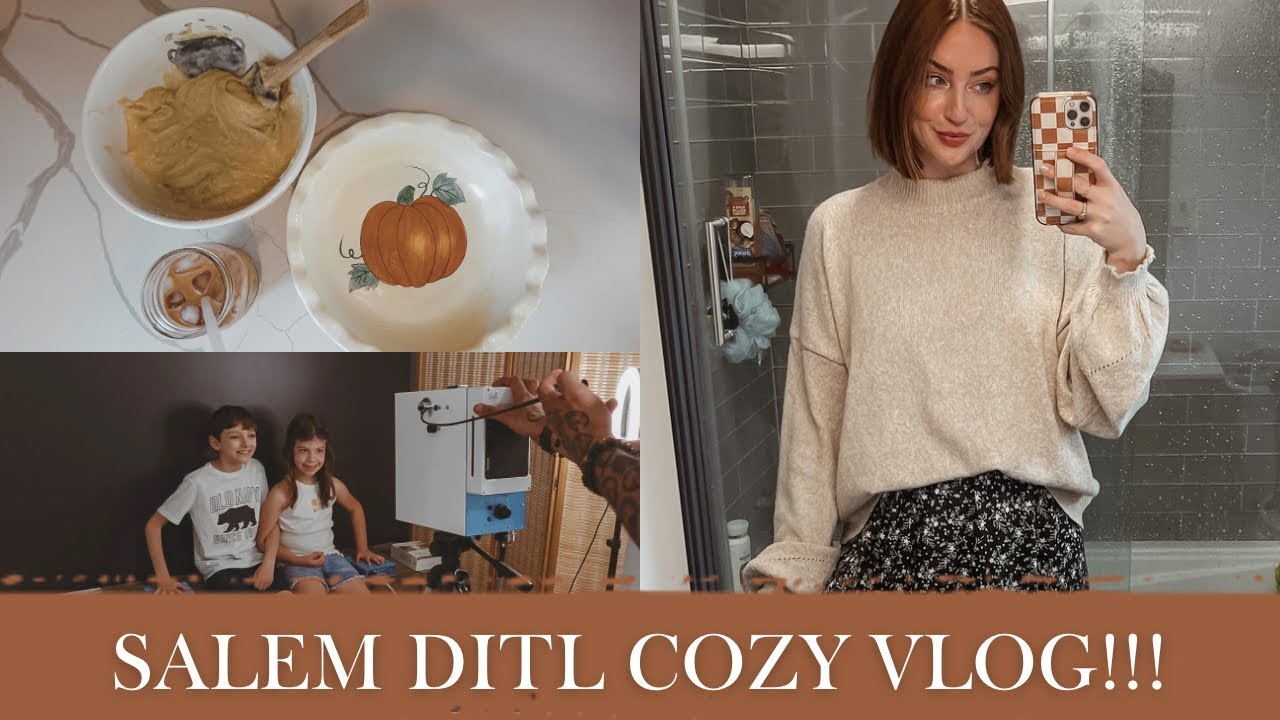 Salem MA DITL the store and cozy at home vlog - YouTube