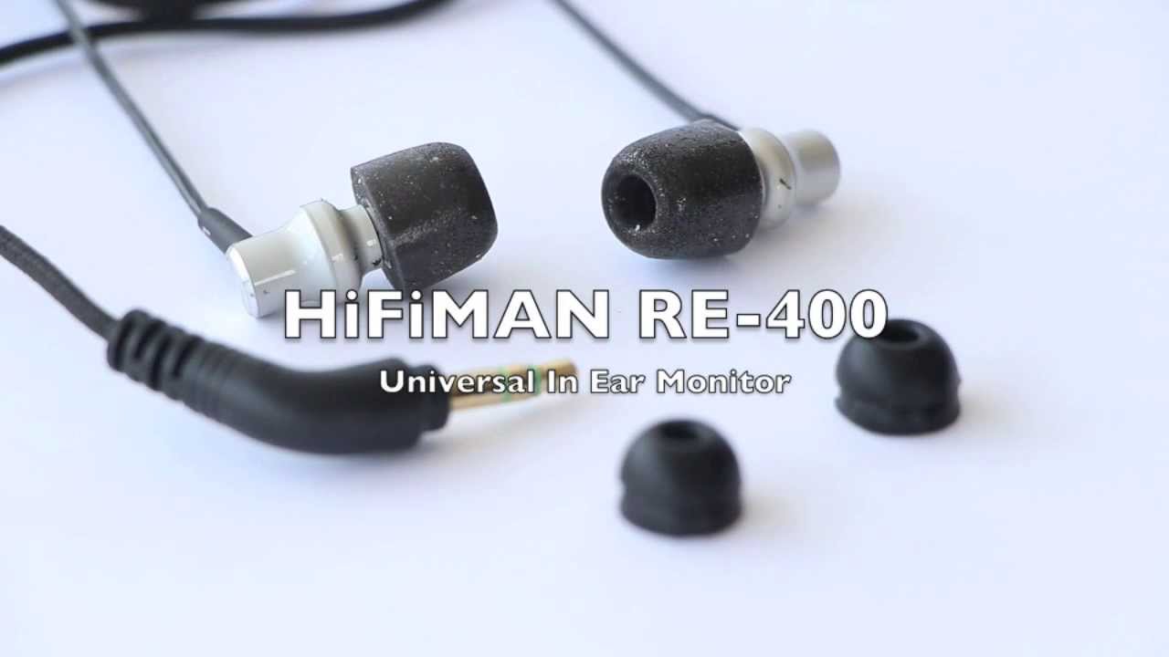 HiFiMAN RE-400 Waterline Universal IEM - YouTube