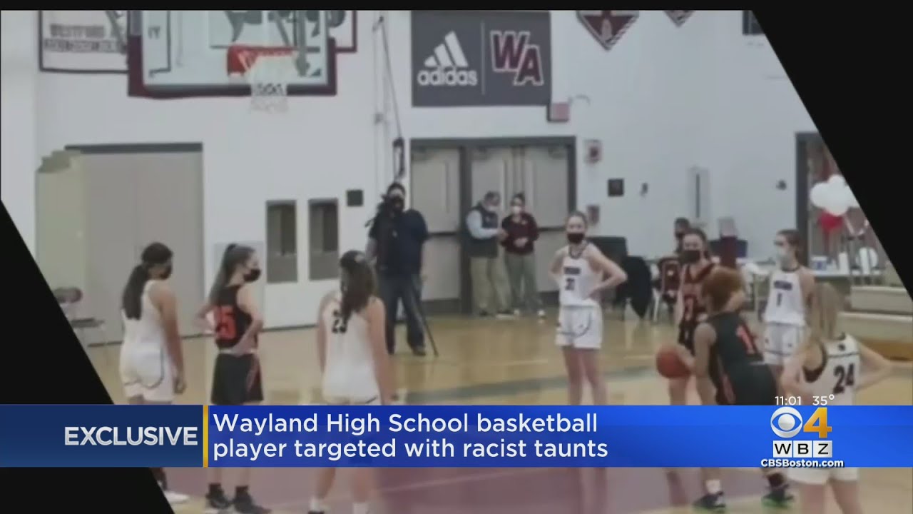 Wayland Basketball Player Targeted With Racial Taunts Speaks Out - YouTube