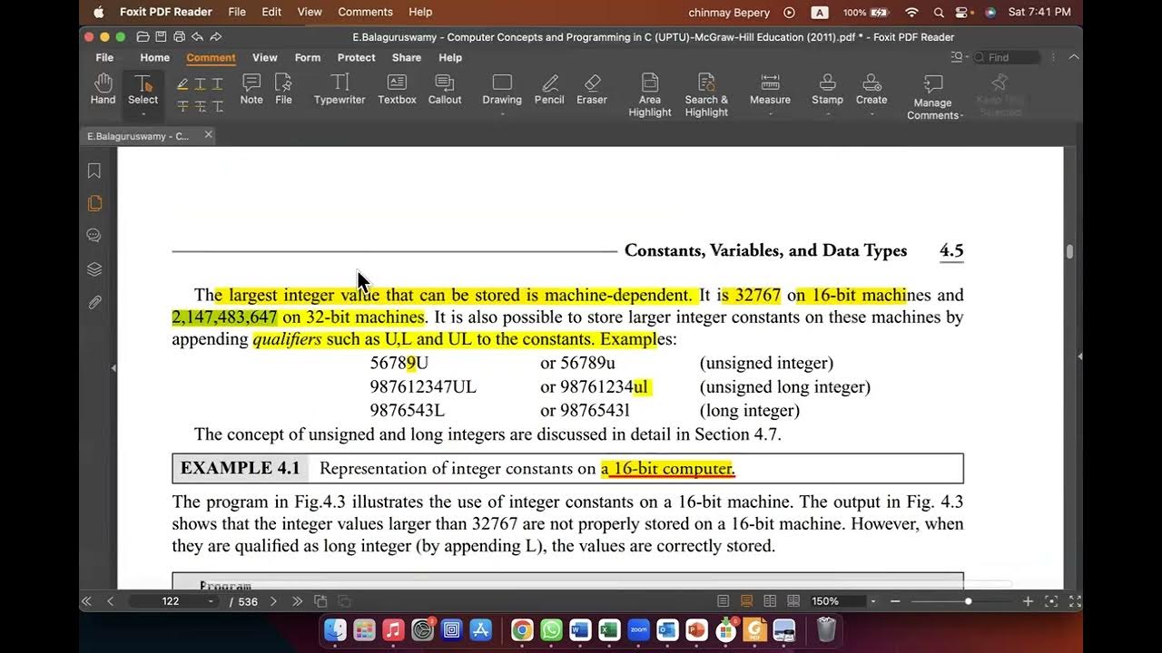 C Variable Data type - YouTube