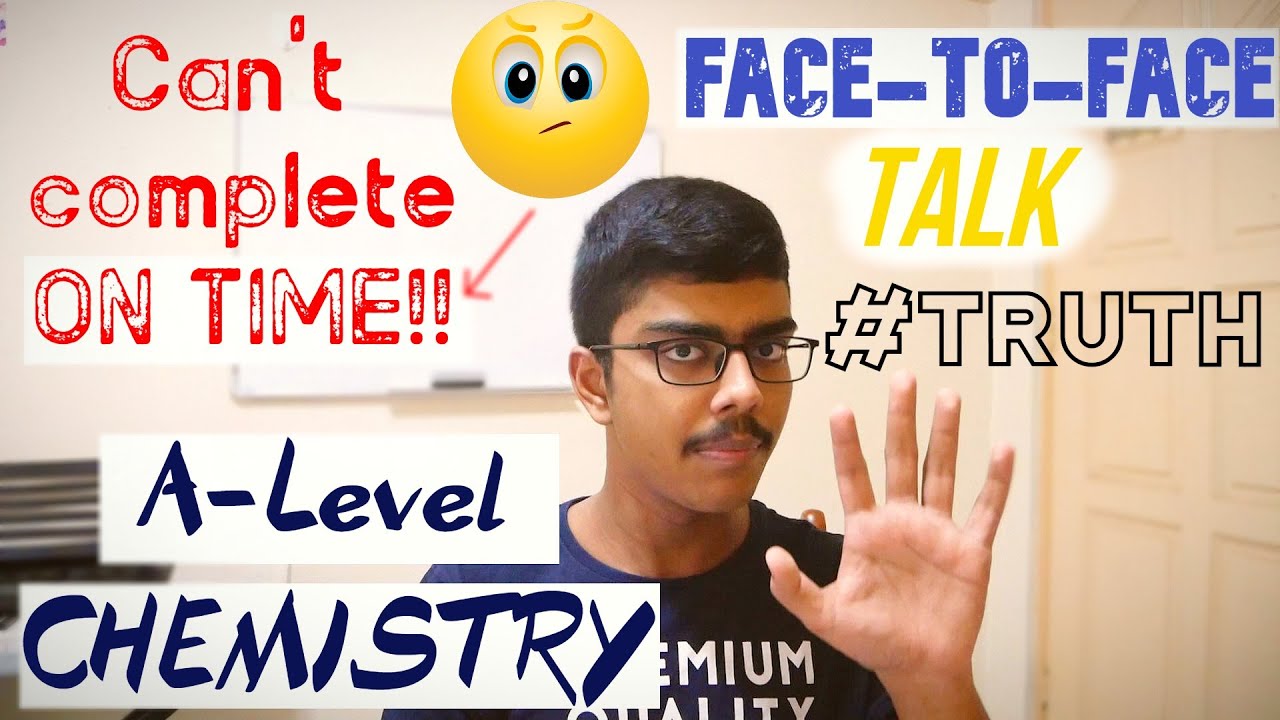 HIGH Mark-to-Time Ratio for A-Level Chemistry (BETTER Confidence) - YouTube