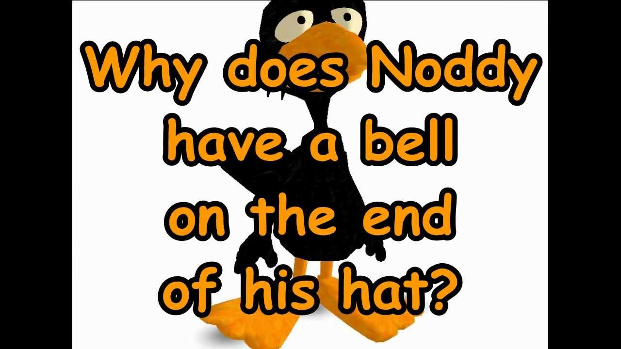 Cracker joke : Why does Noddy have a bell at the end of his hat? - YouTube