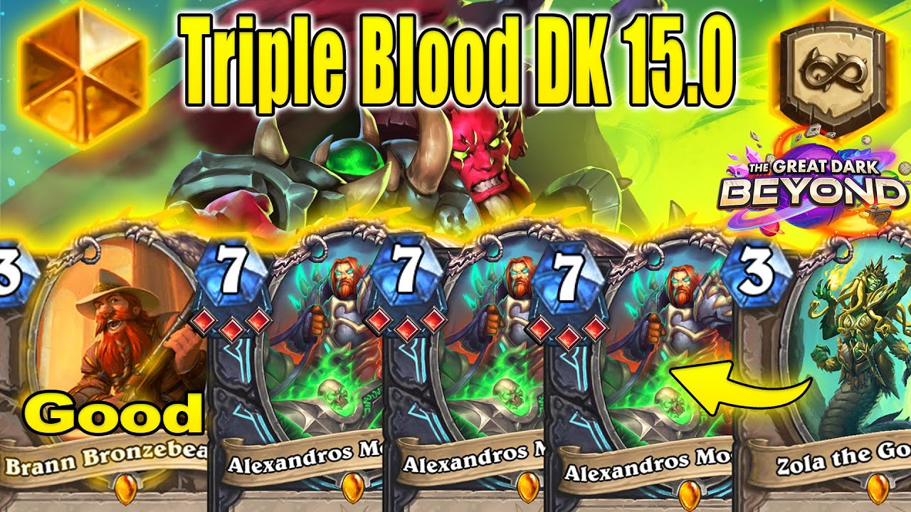 Triple Blood DK 15.0 Deck Is The Best Control DK Deck! The Great Dark ...
