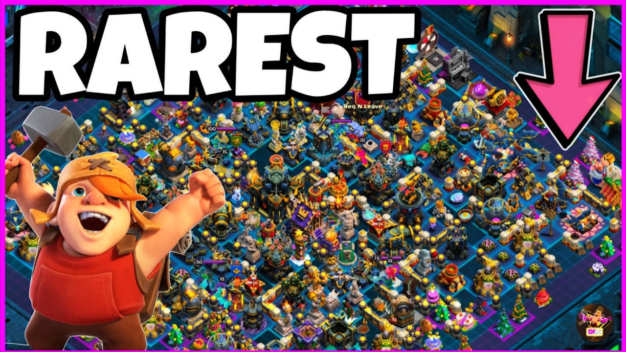 This Base Is the Rarest Base in Clash of clans !!! - YouTube