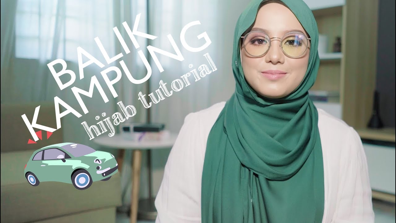 Raya : Shawl Balik Kampung Tutorial - YouTube