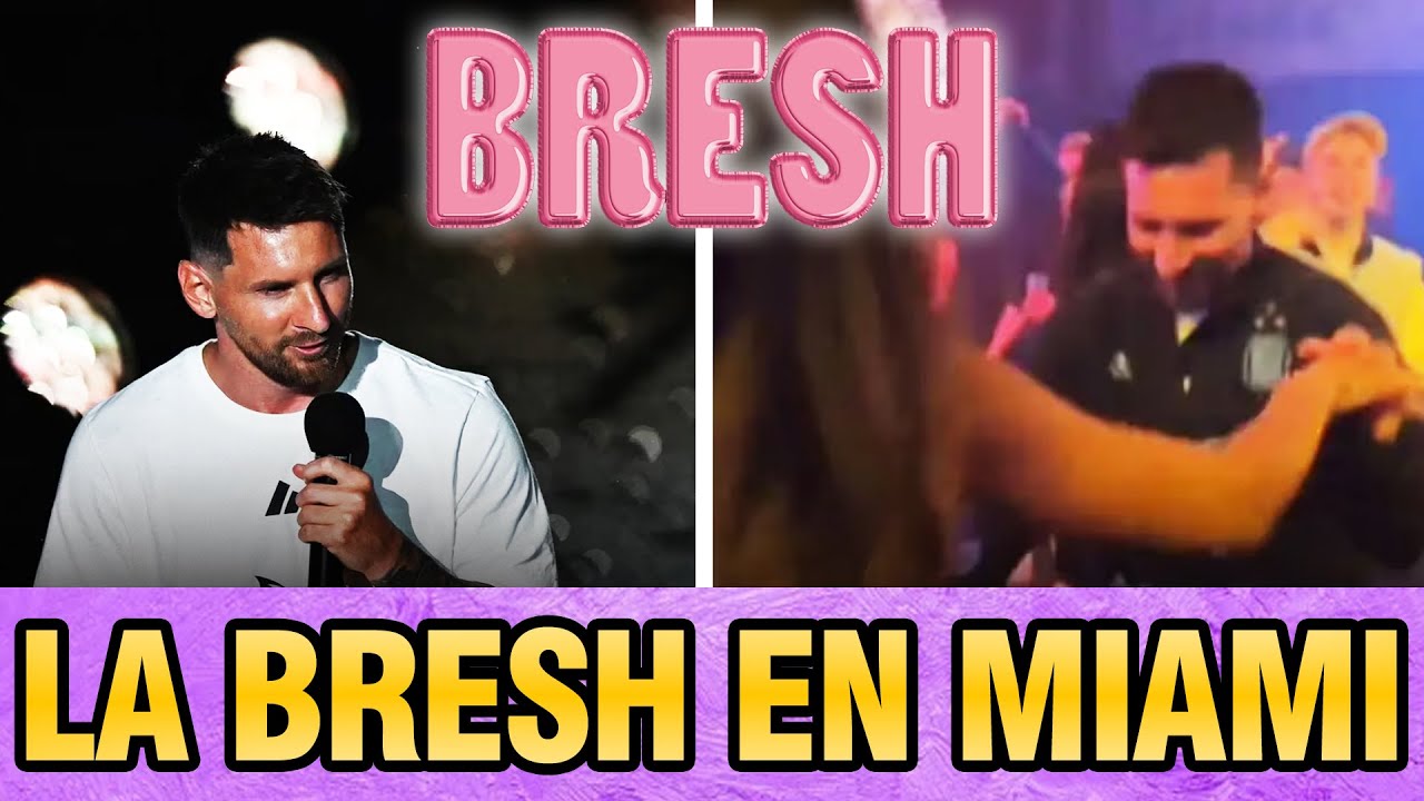 FIESTA BRESH EN MIAMI: PRESENTARON A MESSI EN EL INTER - YouTube