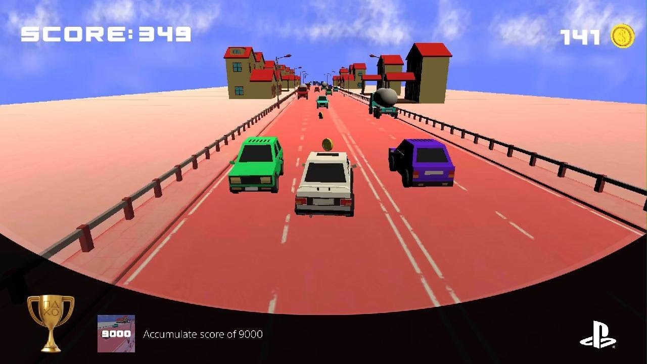 Highway Racer ~ Accumulate score of 9000 Trophy - YouTube