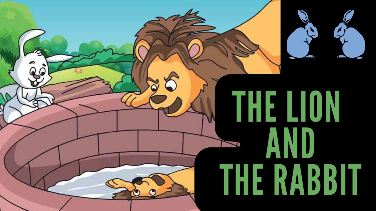 learn read English through story level 1 - The Lion and The Rabbit ...