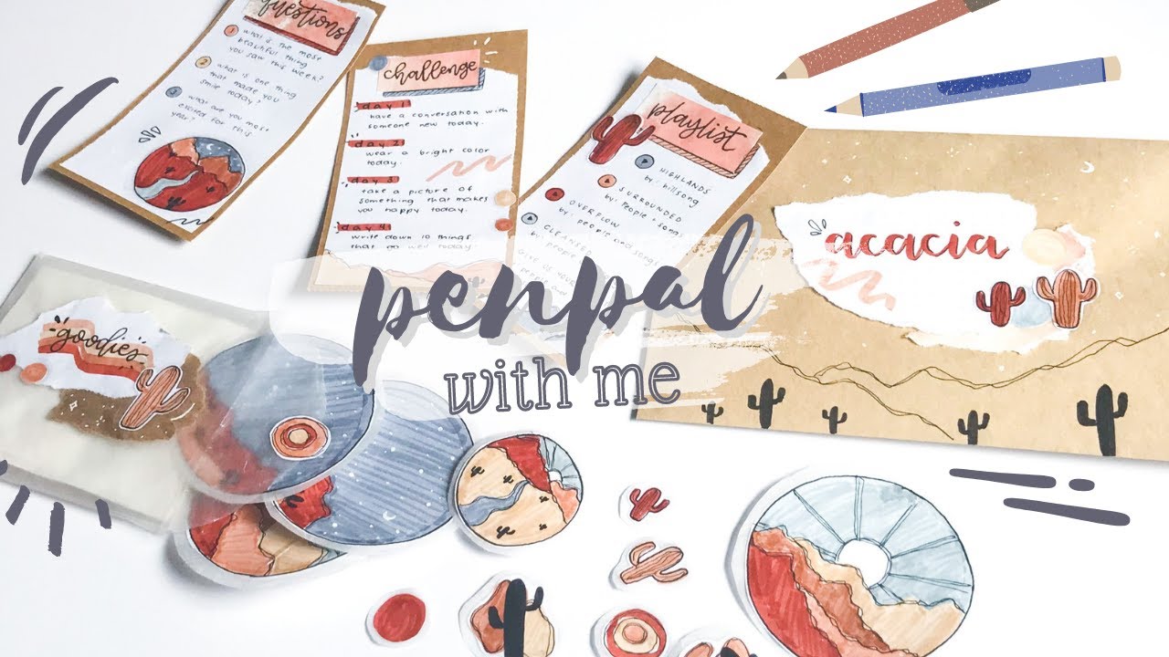 PENPAL WITH ME | Aesthetic Pen Pal | Desert-Themed Pen Pal | Aesthetic ...