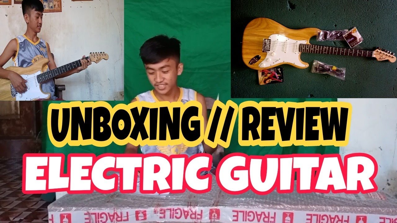 UNBOXING/REVIEW electric guitar global - YouTube