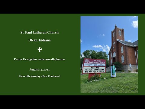 Eleventh Sunday after Pentecost, St. Paul Lutheran Church, Olean ...