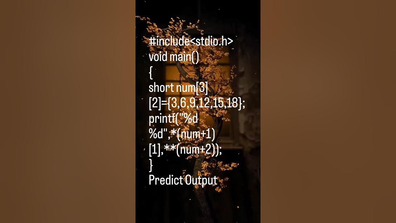 Predict Output Code Program Practice Logic Math Cprogramming Clanguage