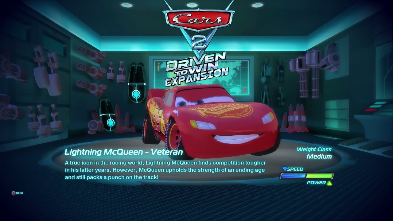 Cars 2: Driven To Win Expansion Lighning Mcqueen - Veteran A BRAND NEW ...