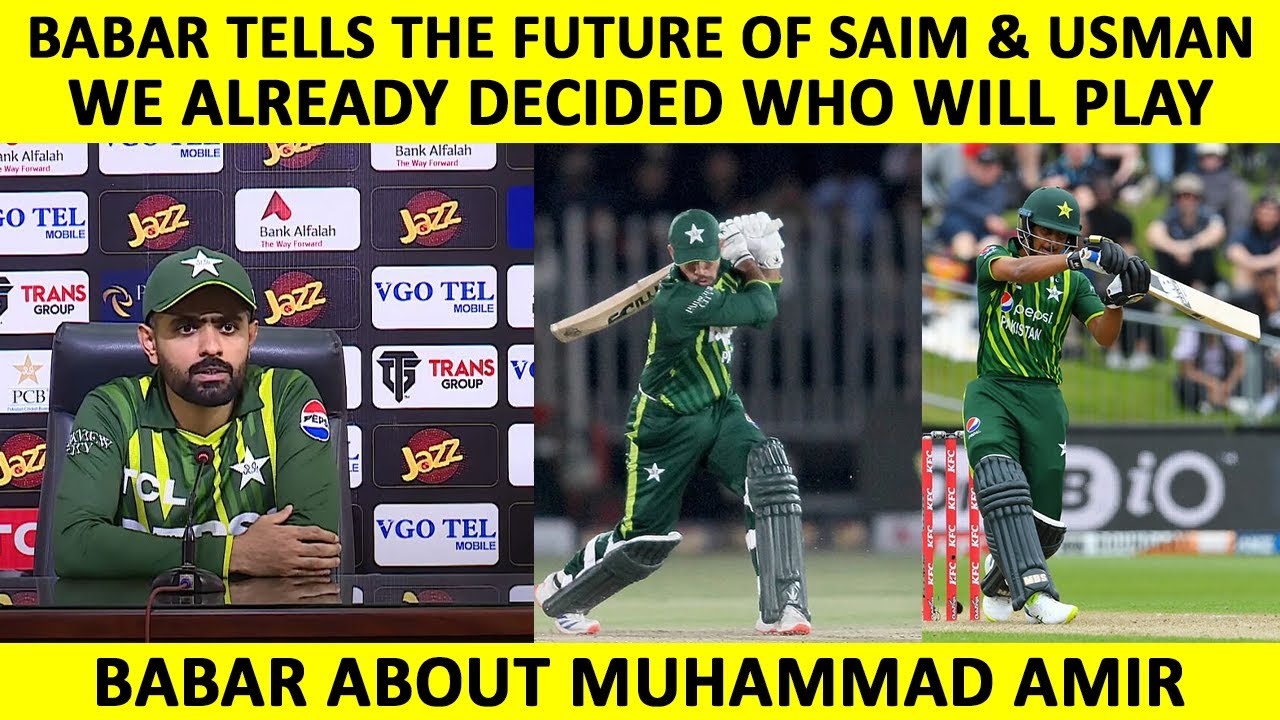 BABAR AZAM TELLS WILL SAIM & USMAN PLAY T20 WC ?? - YouTube