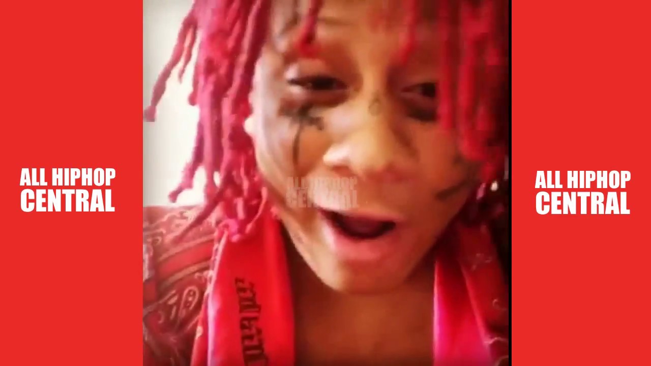 Trippie Redd mad at fans for saying he looks like Orlando Brown - YouTube