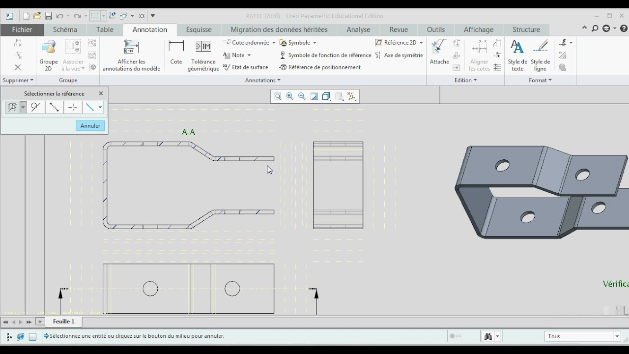 Créer une mise en plan en tôlerie - YouTube