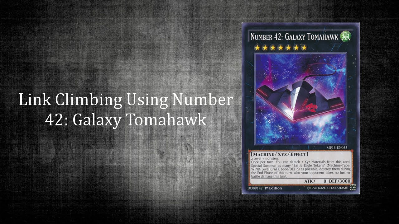 How to Use Number 42: Galaxy Tomahawk - YouTube