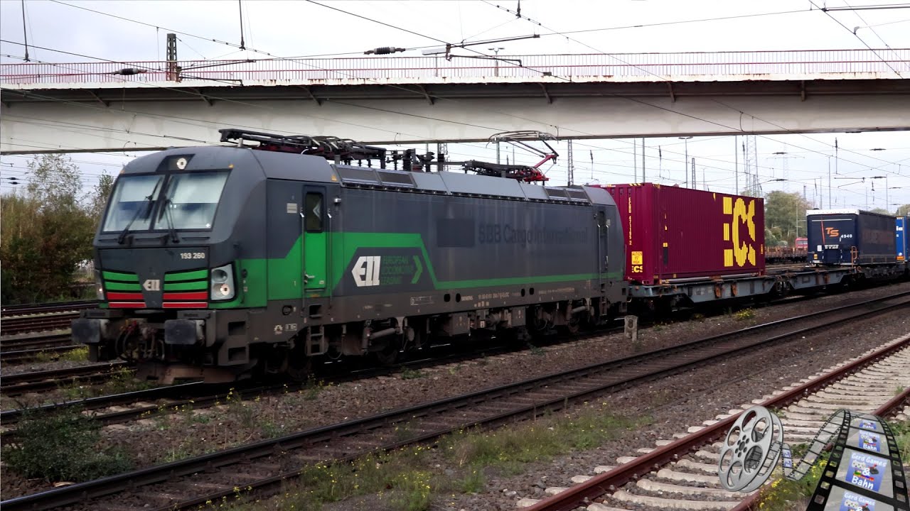 Trainspotting #657 - 4k60 - Von der ELL ehemals SBB Cargo Vectron BR193 ...
