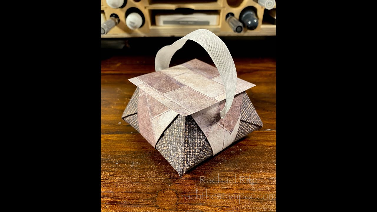 Simple NO cut Origami Box for Every Occasion, Stampin' Up! - YouTube