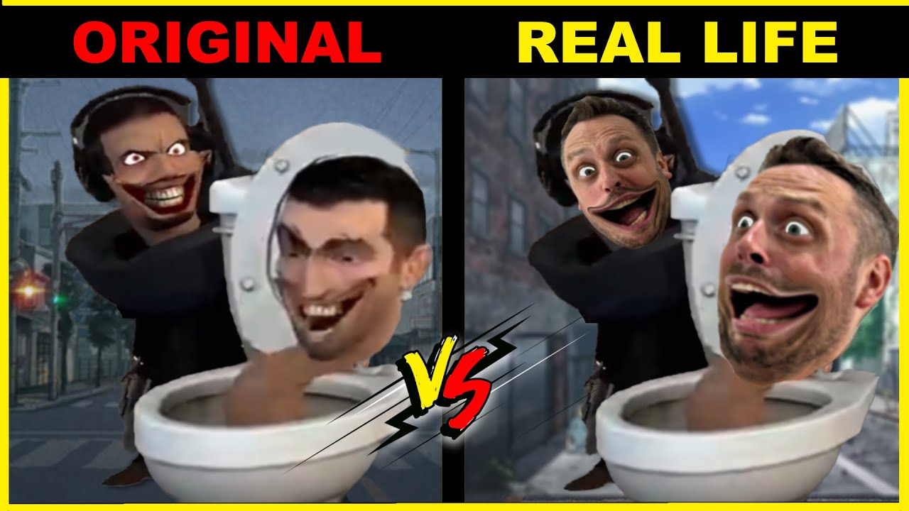 The Best Funny Tik Tok Skibidi Toilet Original VS In Real Life (part 20 ...