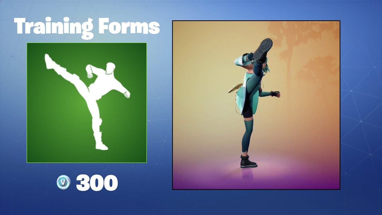 Training Forms | Fortnite Emote - YouTube