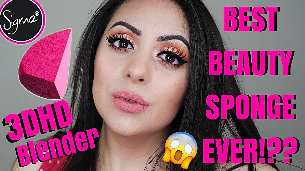 NEW SIGMA 3DHD SPONGE ! | BEST BEAUTY SPONGE EVER !??? - YouTube