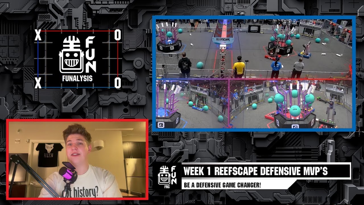 REEFSCAPE Week 1 Defensive MVPs | FUNalysis Match Strategy | FRC 2025 ...