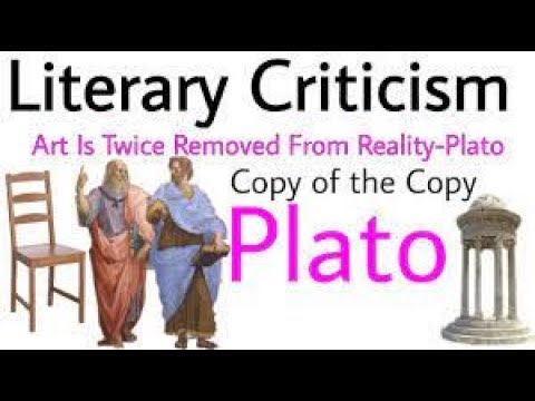 Plato's concept of imitation (mimesis) - YouTube