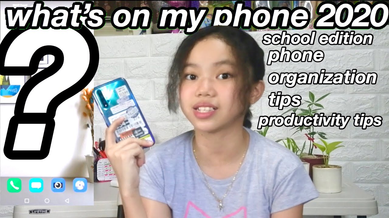 What’s on my phone 2020 school edition (phone organization, phone ...