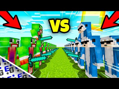 Minecraft: UnspeakableGaming Vs Shark (MOB BATTLE) - YouTube