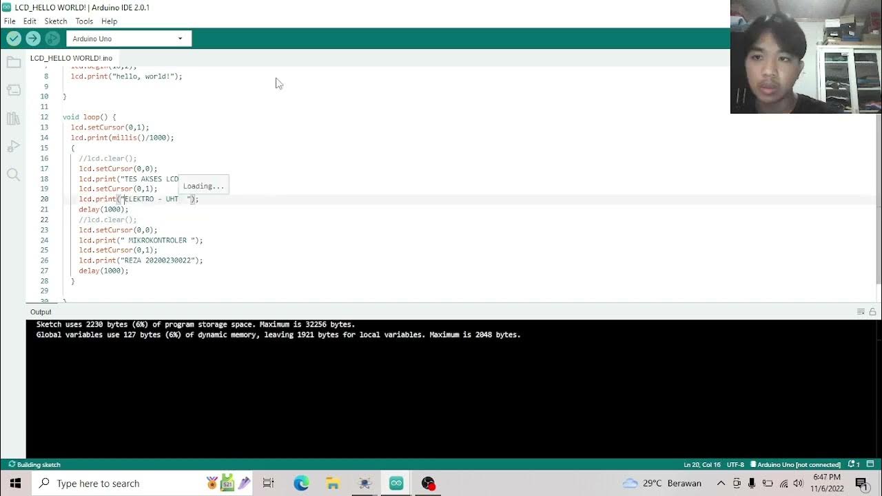 BELAJAR AKSES LCD TANPA DAN DENGAN I2C MENGGUNAKAN ARDUINO - YouTube