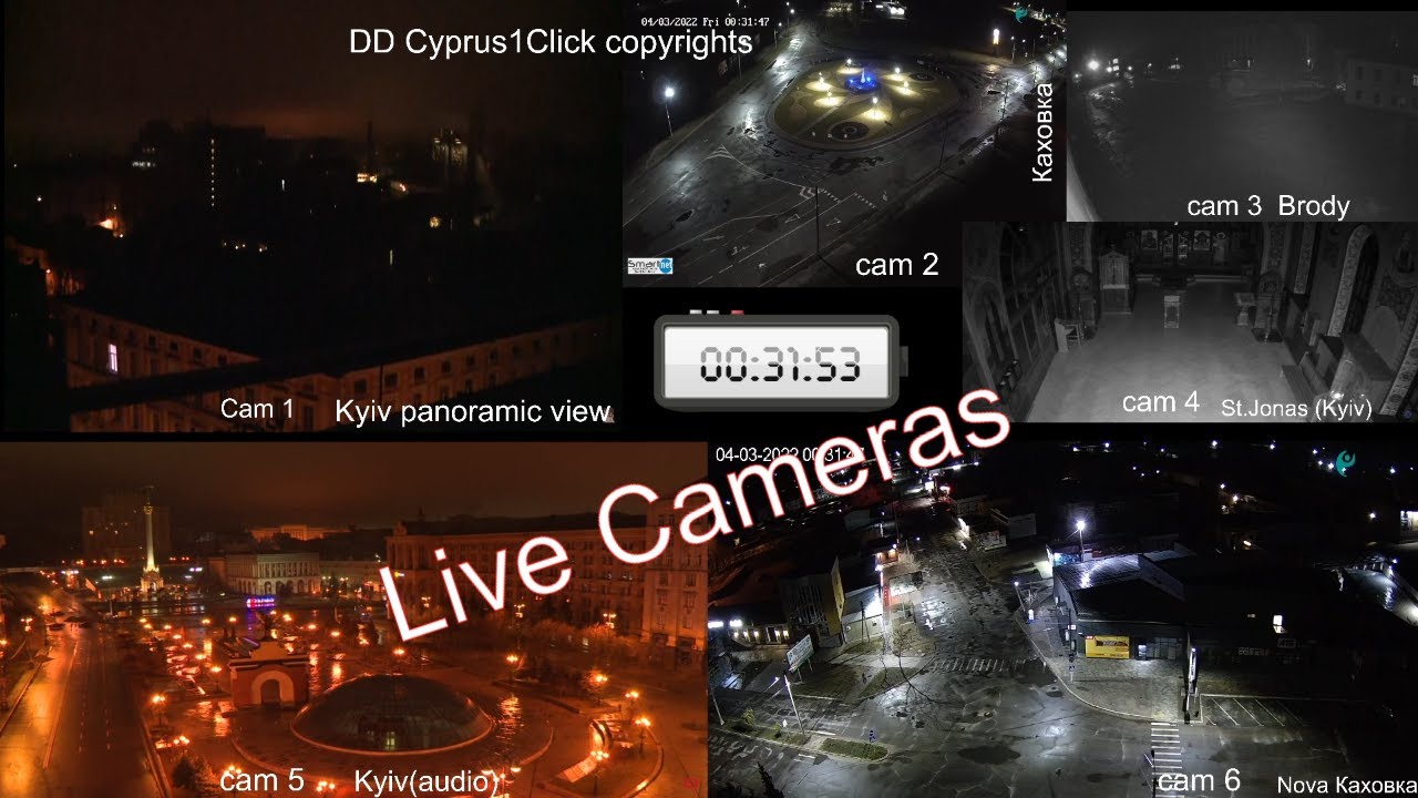 Live : Ukraine live cameras | Live cameras |w sound #kiev #ukraine Day ...