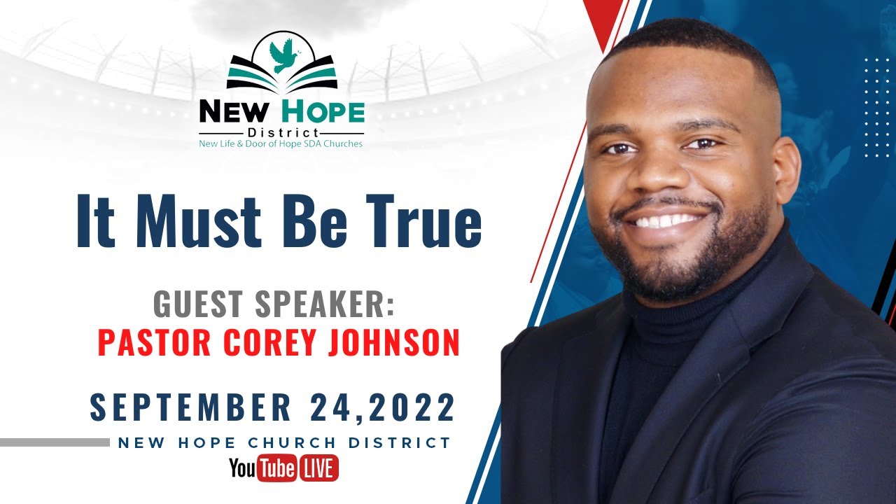 New Hope Church District - SELAH SABBATH - 9/24/22 - Pastor Corey ...