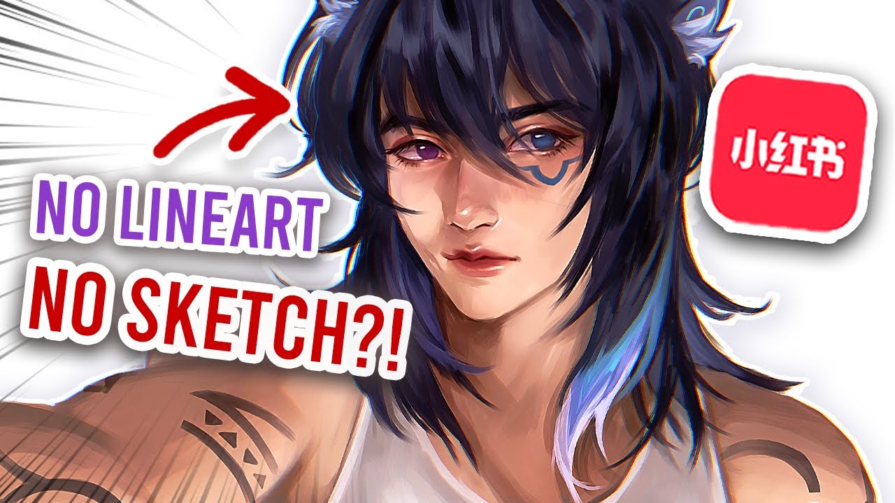 Trying INSANE CHINESE ARTIST RENDERING METHOD | Xiaohongshu - YouTube